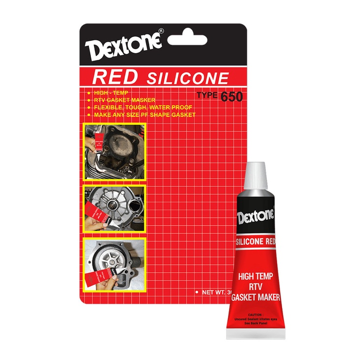 Jual DEXTONE RED SILICONE 70gr 70 gr 70 gram HIGH TEMP RTV LEM GASKET ...