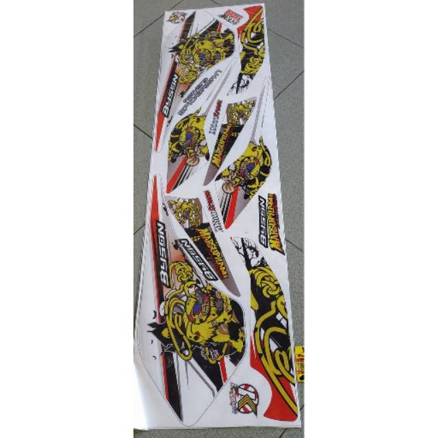 Jual Stiker/sticker/striping Yamaha Byson Limited edition marsupilami ...