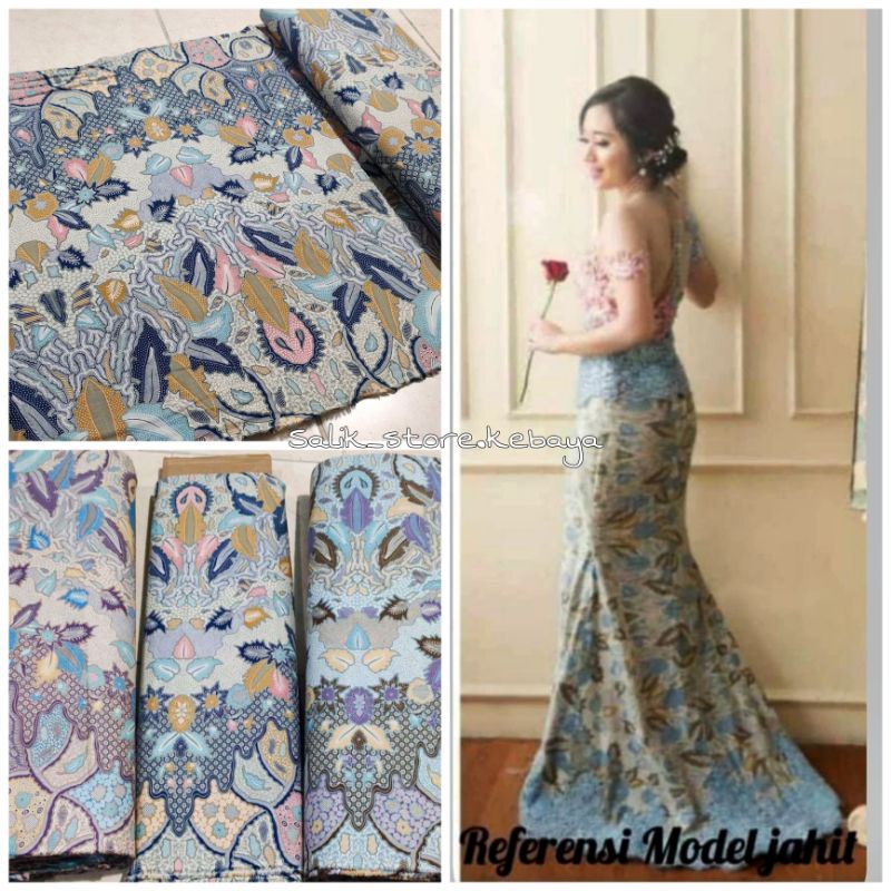 Jual Kain Batik Katun Batu Raden ADRM Bahan Katun Exclusive Motif Mewah Bawahan Kebaya Seragaman ...