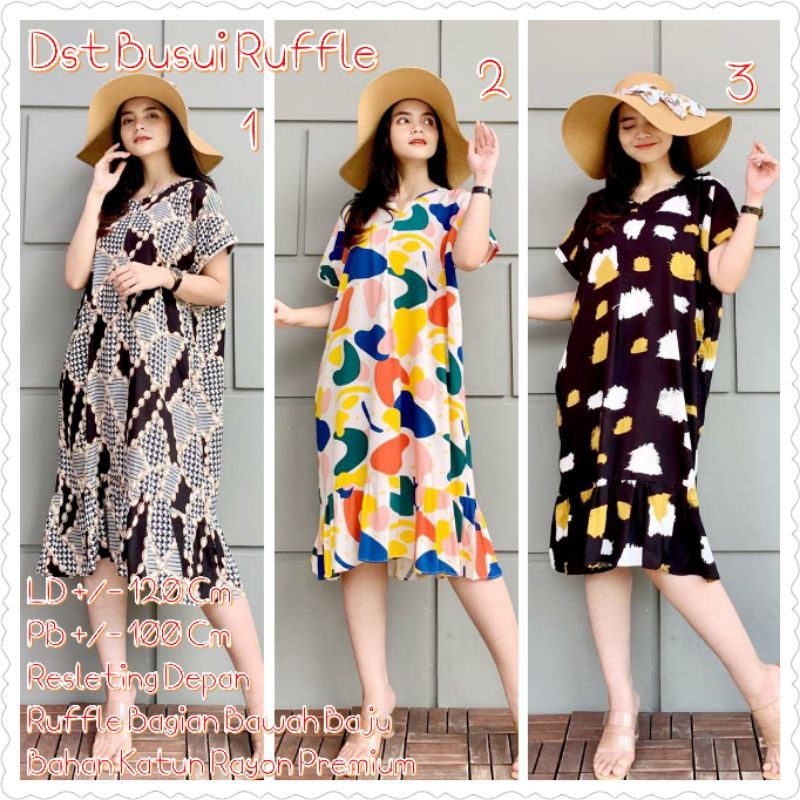 Jual Daster Busui Ruffle | Shopee Indonesia