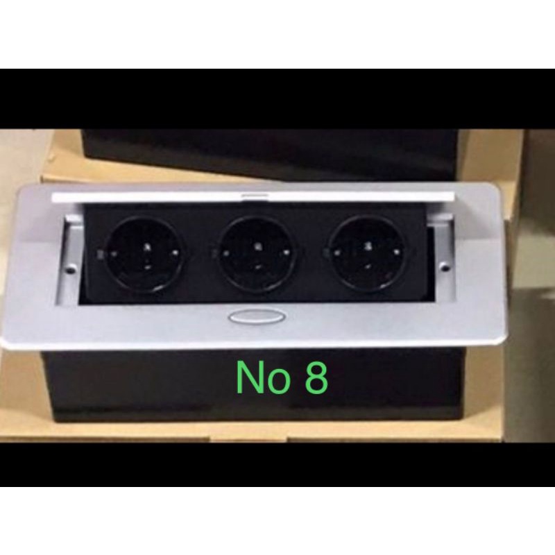 Jual stop kontak meja table power soket outlet VGA HDMI CAT6 USB ...