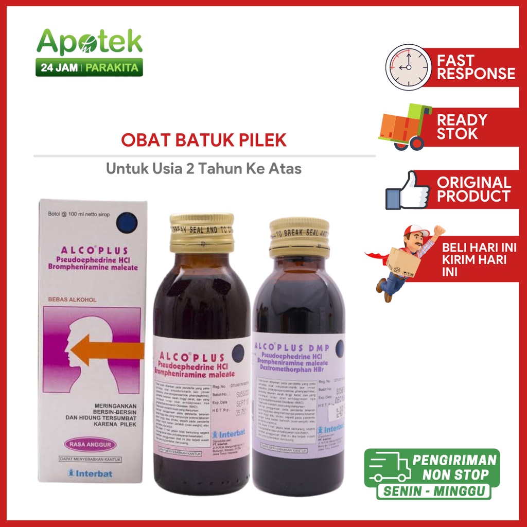 Jual Alco Plus/ DMP/ Drops Sirup Batuk Pilek Untuk Bayi dan Anak - Anak ...