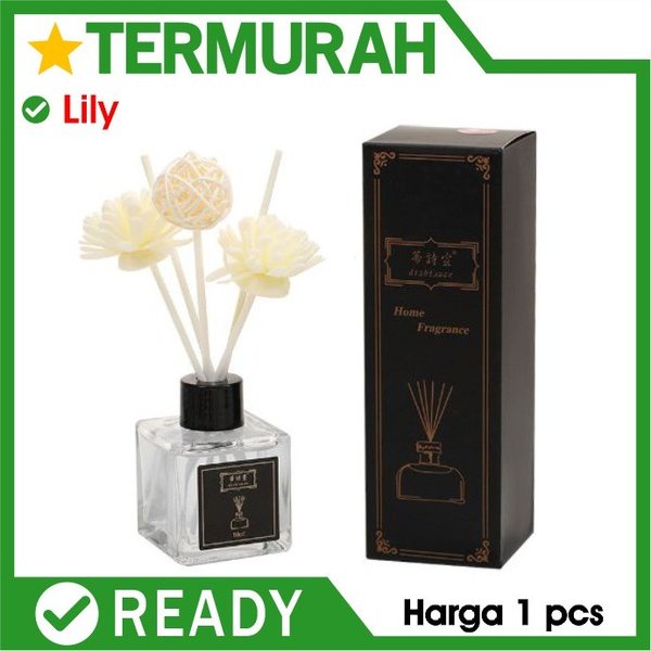 Jual Pengharum Ruangan Lily Reed Diffuser Aroma Therapy Essential Oil Pewangi device 50ml stick ...