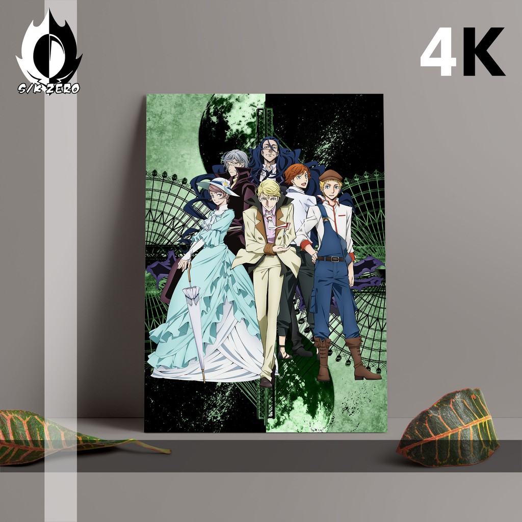 Jual Poster size A3 Anime Paling Lengkap - Bungou Stray Dogs (4K) (bisa ...