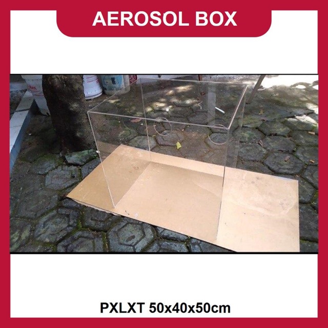 Jual Kotak Aerosol Box Akrilik PxLxT 50x40x50cm | Shopee Indonesia