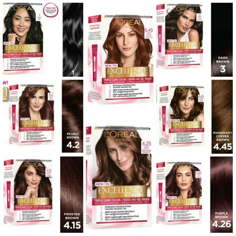 Jual LOREAL Paris Excellence Hair Color L'oreal Cat / Warna Rambut ...