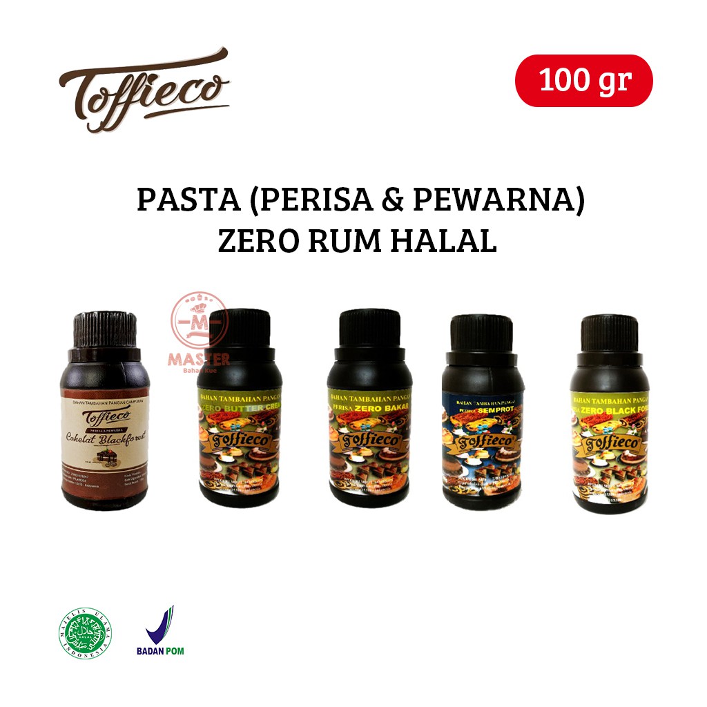 Jual Toffieco Pasta 100gr (ZERO BAKAR / ZERO BLACKFOREST / COKLAT ...