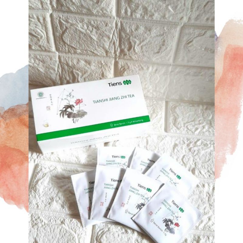 Jual Tiens Tianshi Jiang Zhi Tea Isi 40 Sachet Teh Hijau Herbal Diet ...
