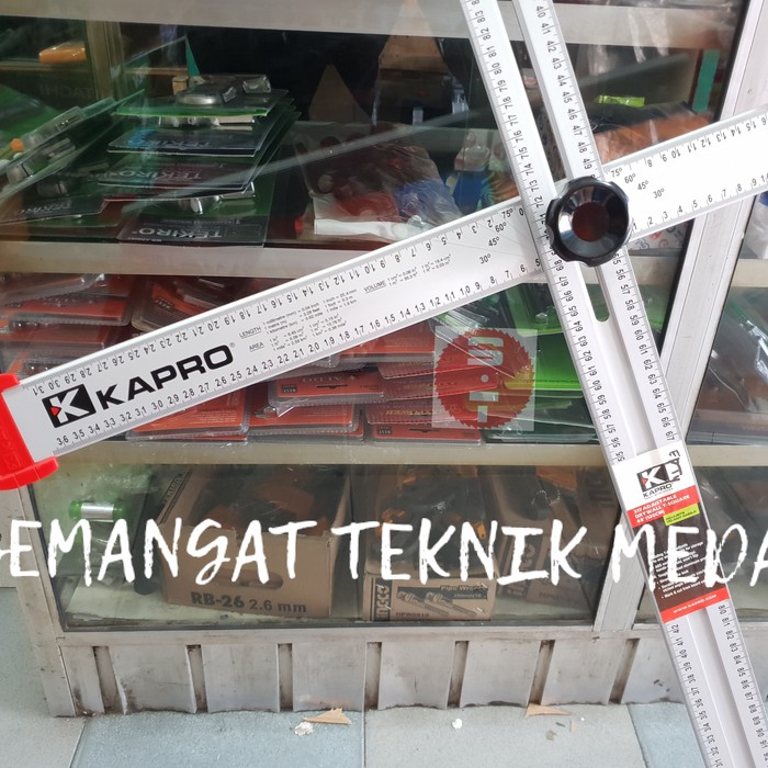 Jual 317 KAPRO ADJUSTABLE T SQUARE PENGGARIS SIKU SUDUT METERAN 120cm ...