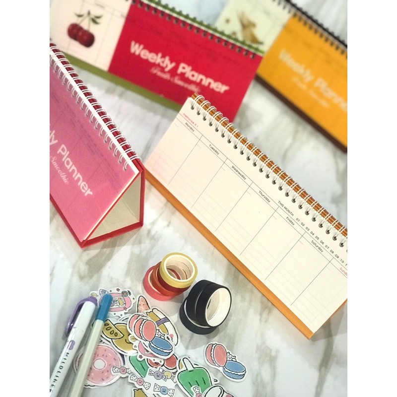 Jual Weekly planner fruity | Shopee Indonesia