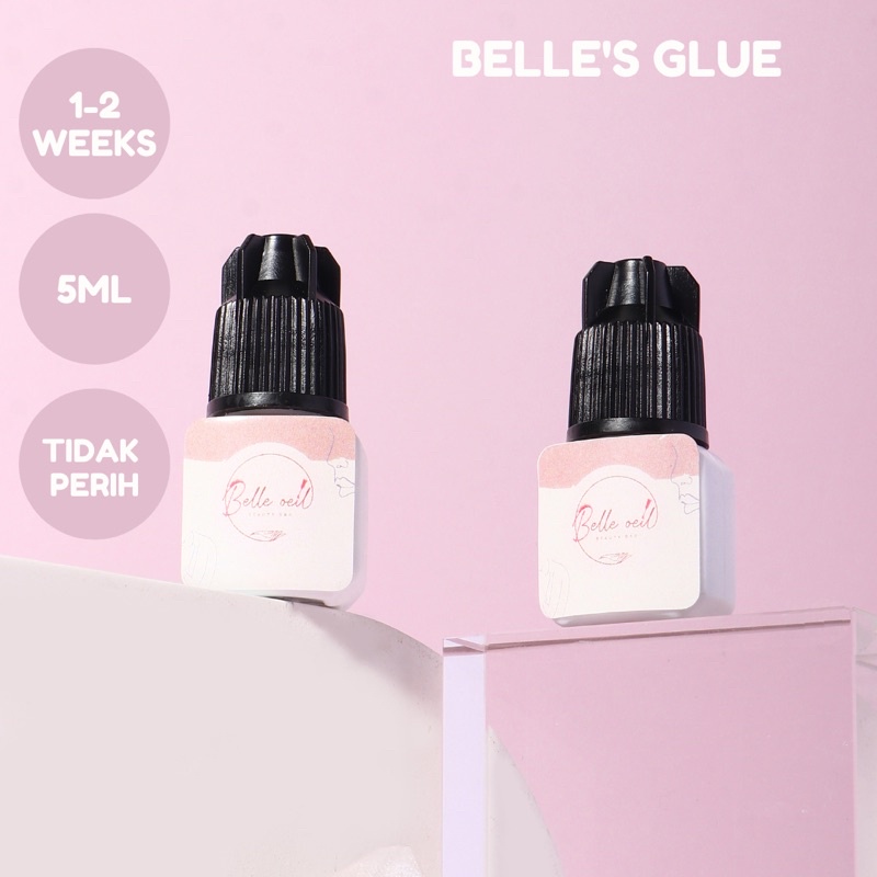 Jual LEM EYELASH EXTENSION/ BELLE GLUE'S/ LEM HITAM EYELASH | Shopee ...