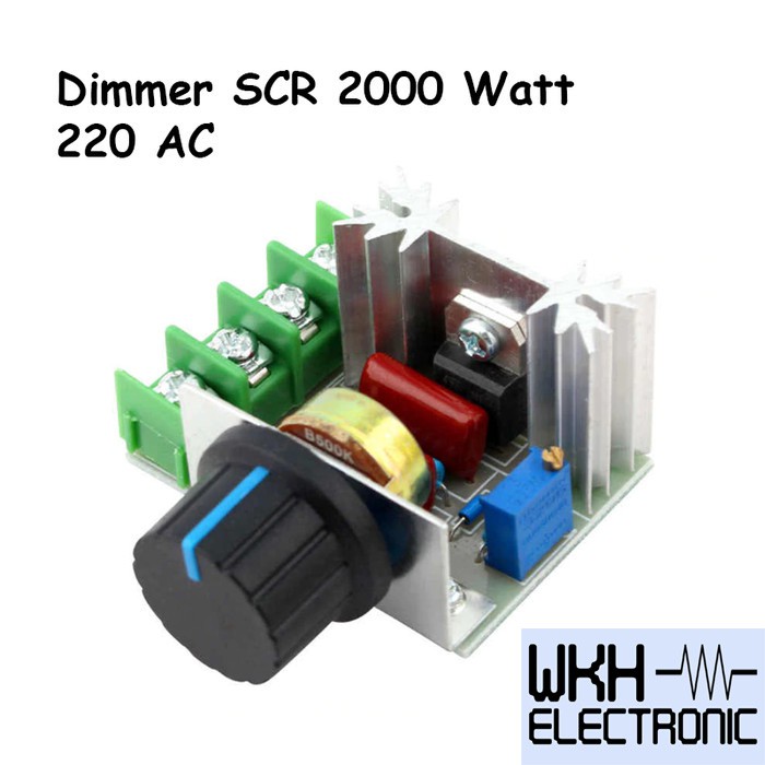 Jual Dimmer SCR 2000W Watt AC Motor Speed Controller 220V AC PWM Regulator | Shopee Indonesia