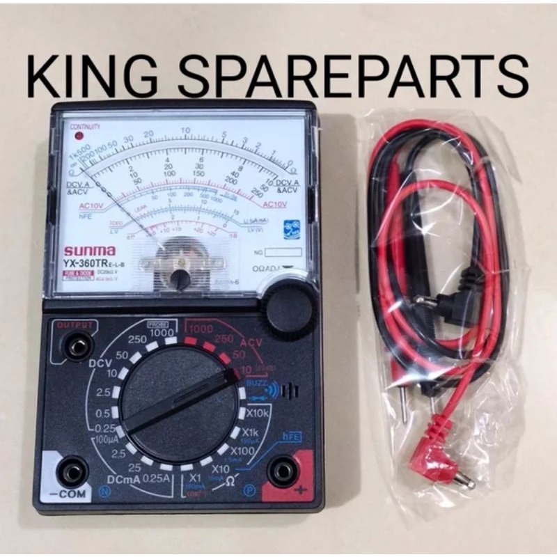 Jual MULTI TESTER MANUAL MULTITESTER ANALOG MANUAL SUNMA YX360TR ...