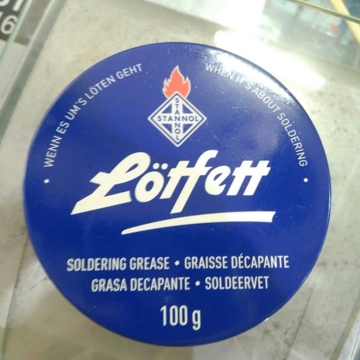 Jual pasta solder soder stannol lotfett lofet lotfet 100 gram 100gr ...