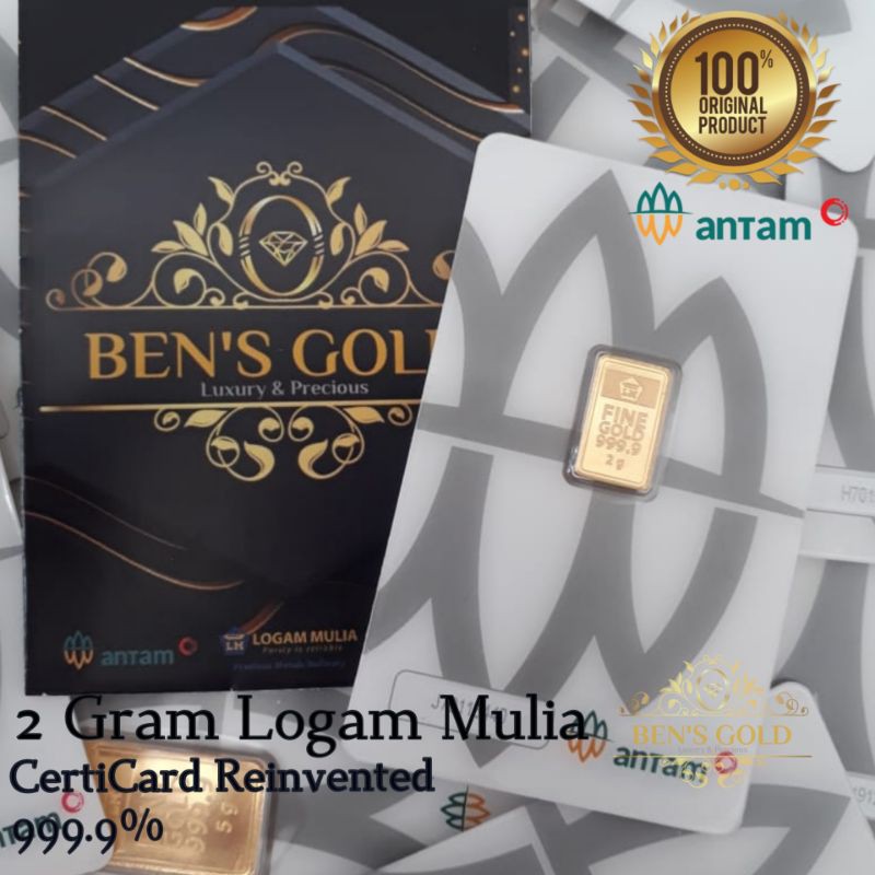 Jual ANTAM 2Gram CertiEye CertiCard Red Mark 2022 Logam Mulia | Shopee ...