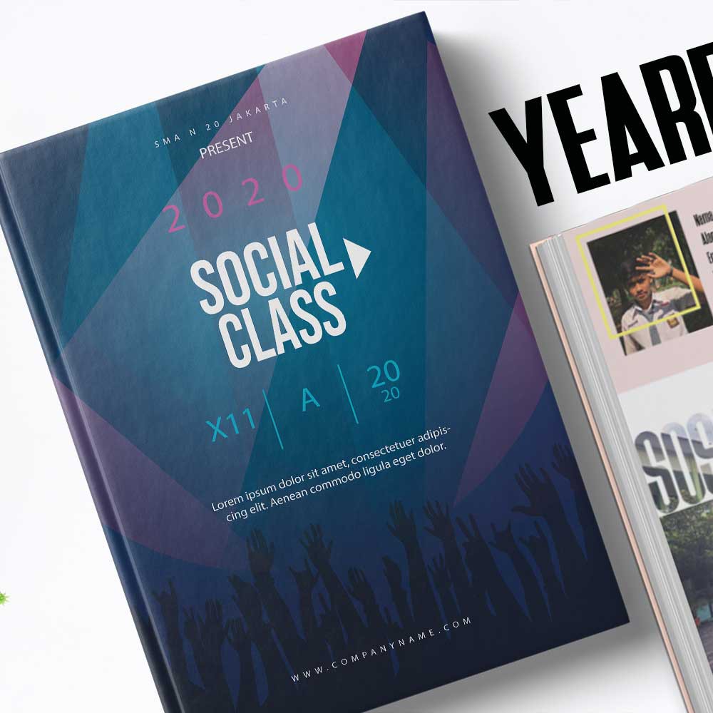 Jual Yearbook / Buku Tahunan / Album Sekolah Softcover Free Desain ...