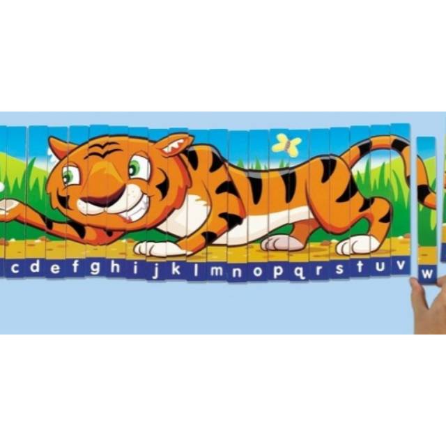 Jual Alphabet Sequencing - Tiger Lowercase Puzzle | Shopee Indonesia