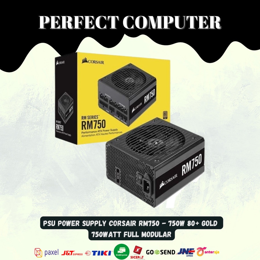 Jual PSU Power Supply CORSAIR RM750 - 750W 80+ GOLD 750WATT FULL ...