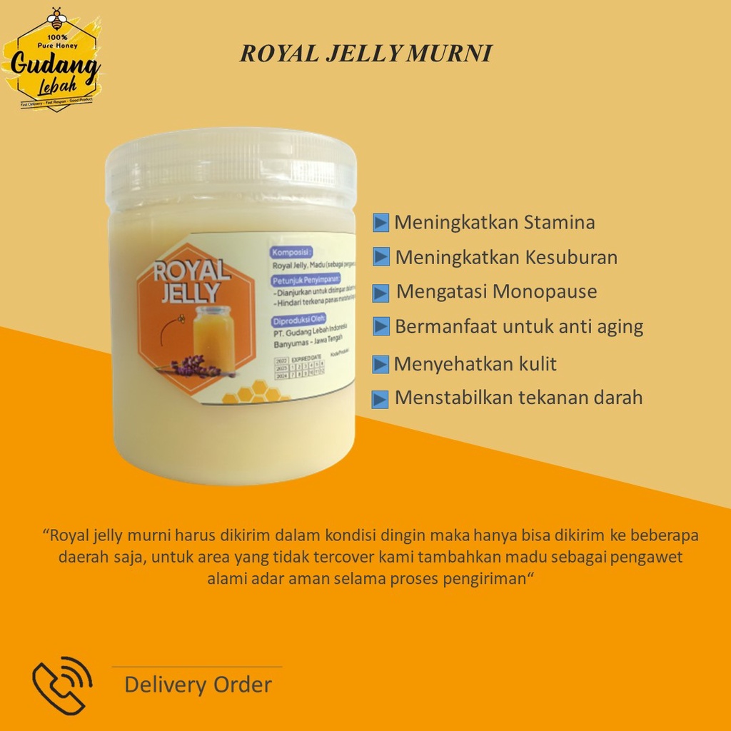 Jual Pure Royal Jelly | Royal Jelly Murni 500 Gram | Shopee Indonesia