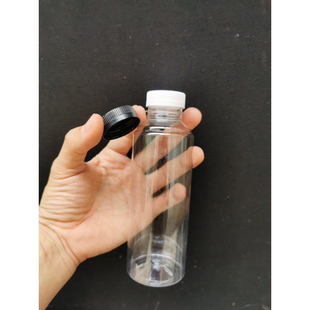 Jual SET (Botol + Tutup) - Jual Terpisah Dus - Botol ALMOND BULAT Tebal ...