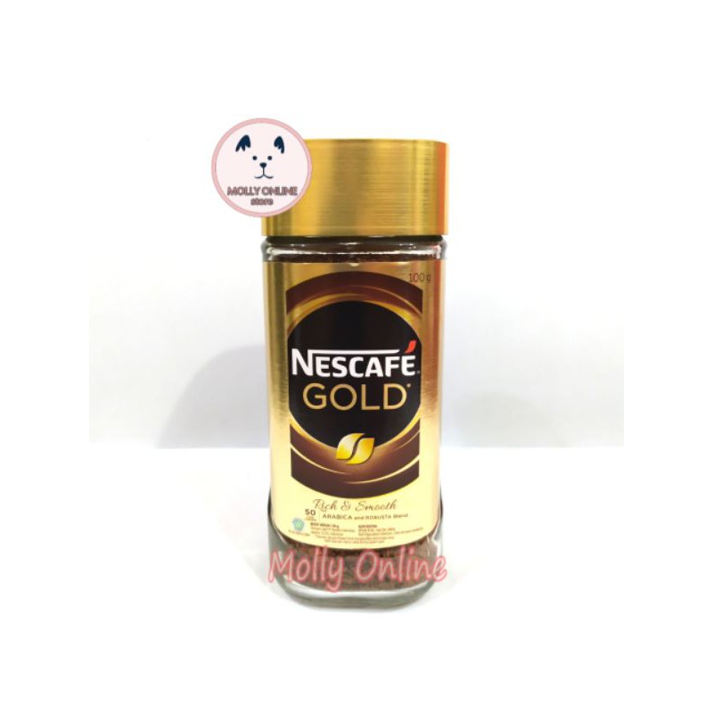Jual Nescafe Gold 100g Kopi Instan Botol Instant Coffee Blend Jar ...