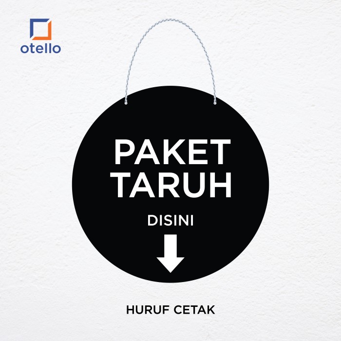 Jual Dinding-Hiasan- Paket Taruh Disini Sign Board Rantai Akrilik Papan ...