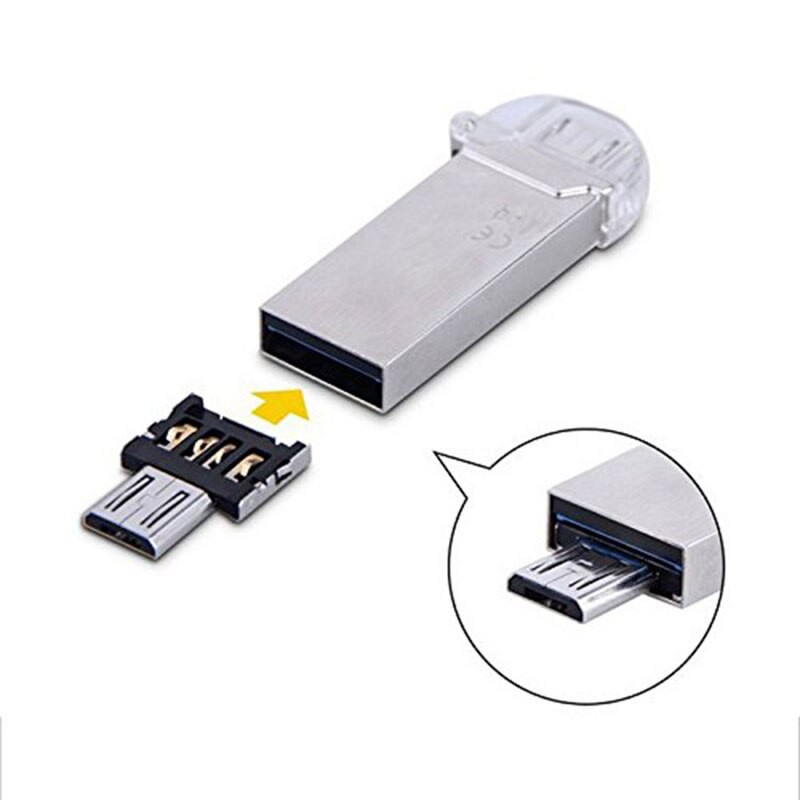 Jual Nano Micro USB OTG Adapter Tiny Male Converter On The Go Smart ...