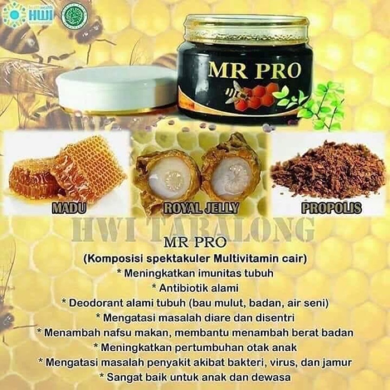 Jual Mr Pro ( madu, propolis, royal jelly ) | Shopee Indonesia