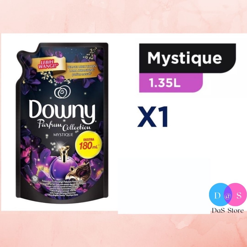 Jual Downy Pewangi dan Pelembut Pakaian Konsentrat Parfum Collection Mystique 1.35 L | Shopee ...