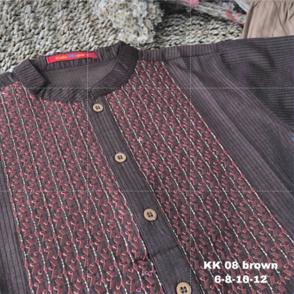 Jual KIV Koko Anak Muslim Bordir Dada Full Set Celana KK 08 KS 02 KSC 24 seragam sekolah ...