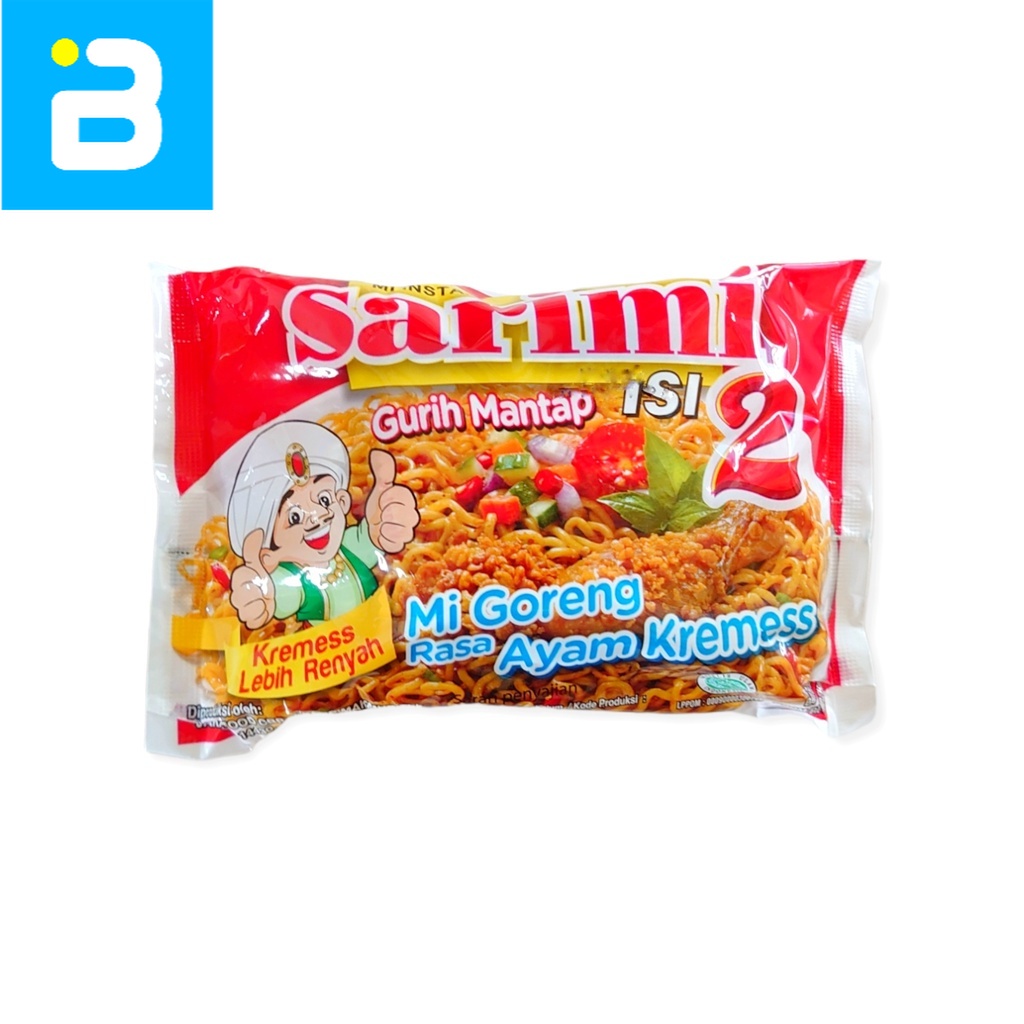 Jual Sarimi Isi 2 Mie Instant Goreng Rasa Ayam Kremess 125 G | Shopee ...