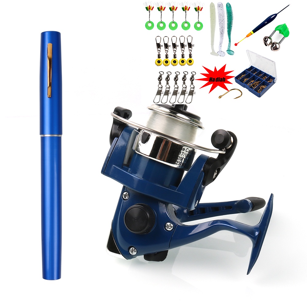 Jual Joran Pancing Set Mini Joran Kail Alat Pancing Pulpen Pancingan ...