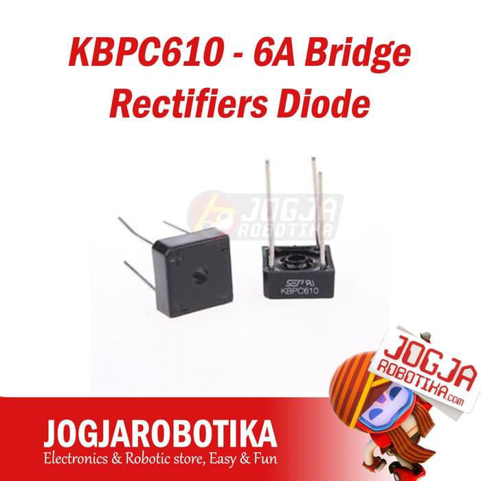 Jual KBPC610 - 6A Bridge Rectifiers Diode Dioda Bridge 1 Fasa 6A 1000V ...