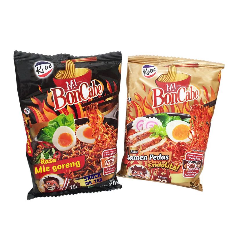 Jual Mie Goreng Boncabe Level 15 dan Mie Ramen Pedas bon cabe level 30 ...