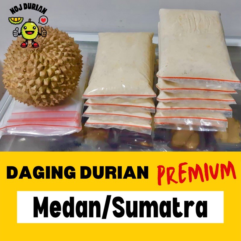 Jual Daging durian Medan PREMIUM / daging durian 1kg / daging durian ...