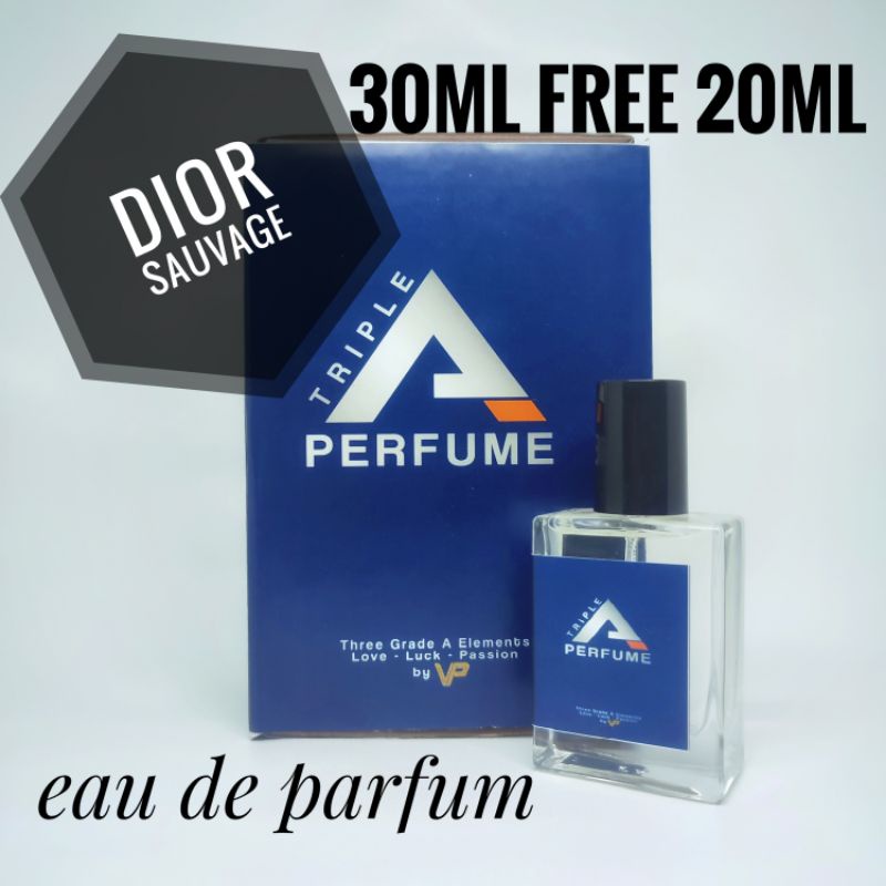 Jual Triple A Perfume Inspired by SAUV*GE DI*R 30ML ( FREE TESTER ...