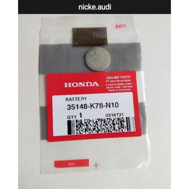 Jual Baterai Remote Motor Honda Stylo Beat Smartkey Adv Pcx Vario 125/ ...