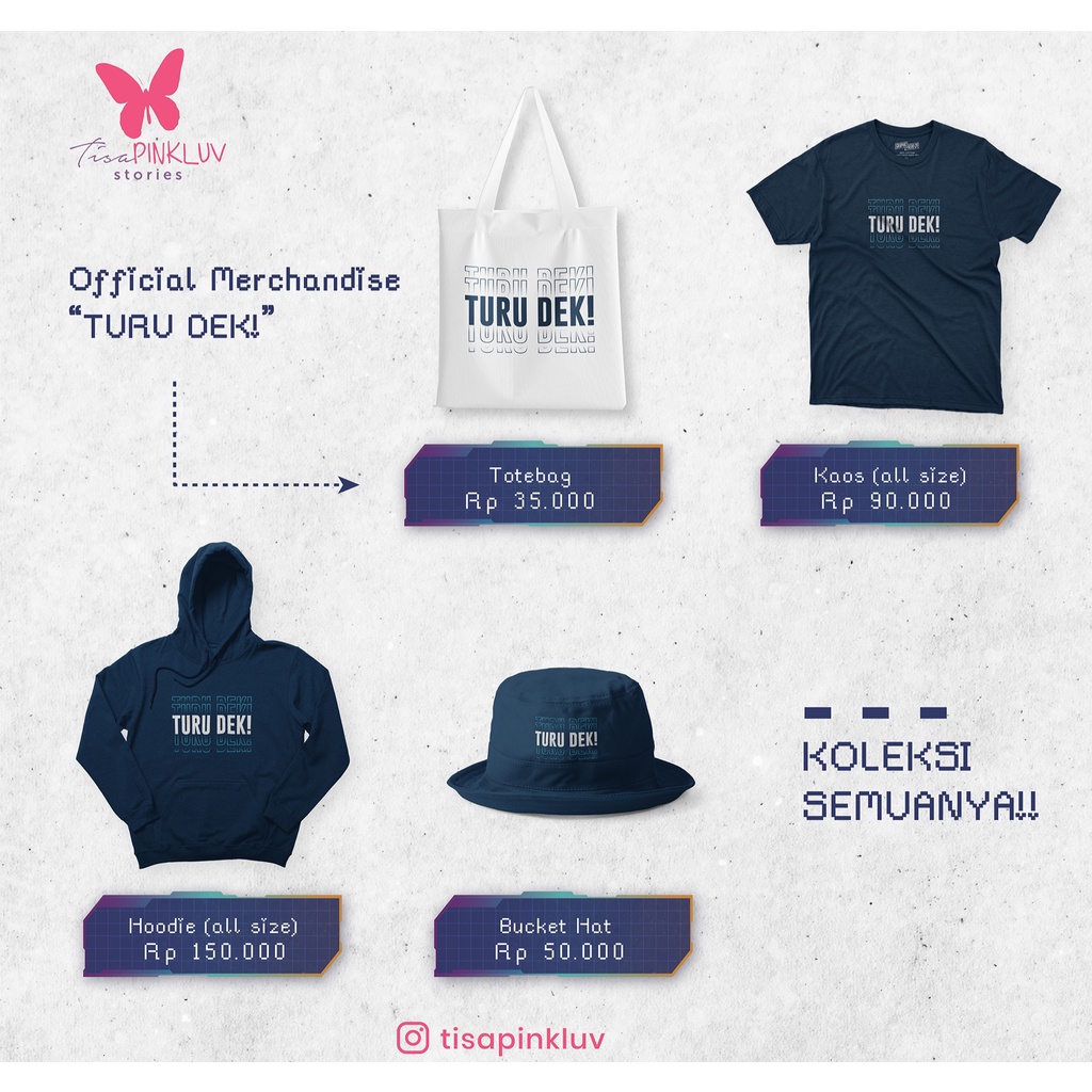 Jual Turu Dek! Official Merchandise (dari Alung: Gara-gara Game Online ...