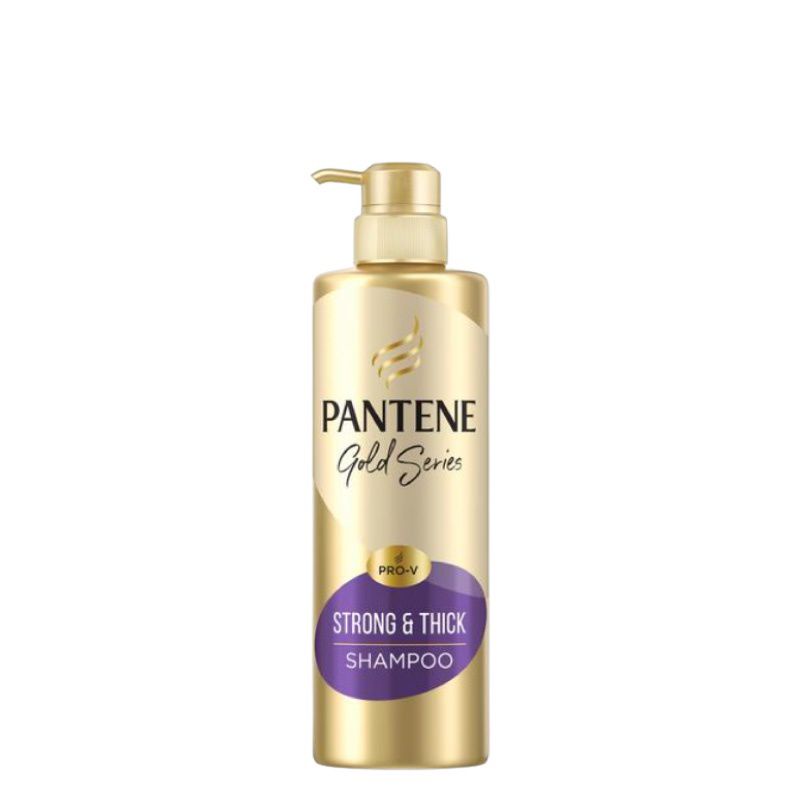 Jual PANTENE SHAMPOO GOLD SERIES STRONG & THICK 450ml | Shopee Indonesia