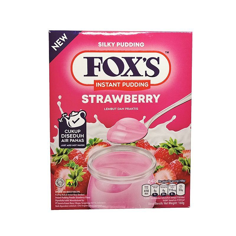 Jual FOXS INSTANT PUDDING MILK CHOCOLATE SILKY PUDDING | Shopee Indonesia