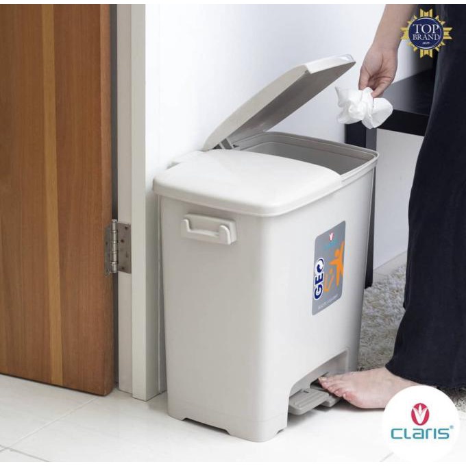 Jual Tempat Sampah Injak / Step On Dustbin GEO 40ltr ENZO DUPLO 1164 ...