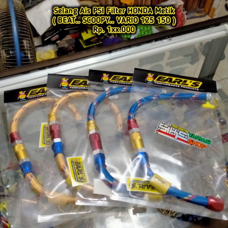 Jual Selang Ais Filter Psi Beat Scoopy Vario 125 Vario 150 Earls ...
