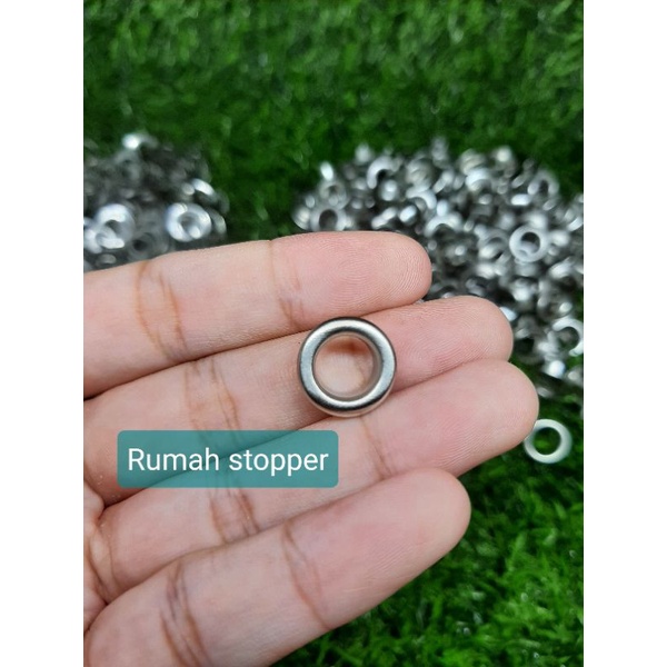 Jual Ring mata ayam v 20 silver neckel (200pcs) | Shopee Indonesia