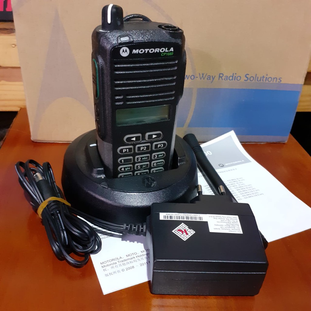 Jual HT handy Talky Radio Motorola CP 1660 CP1660 Frekuensi VHF UHF ...