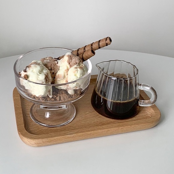 Jual Aesthetic glass Panna Cotta Glass Puding Caviar Gelas Kaca Ice ...