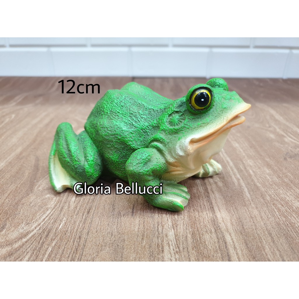 Jual patung pajangan kodok miniatur frog katak froggy dekorasi interior ...