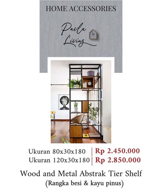 Jual PARTISI RUANGAN BESI DAN KAYU | Shopee Indonesia