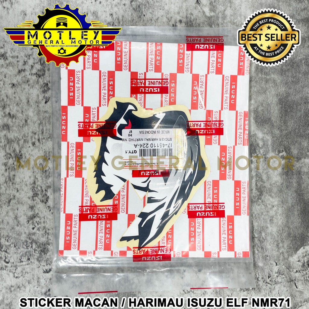 Jual STIKER STICKER SETIKER HARIMAU MACAN ISUZU ELF NMR71 NMR 71 ...
