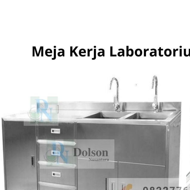Jual Meja Kerja SInk Laboratorium Bench 1600 Stainless Clean Room ...