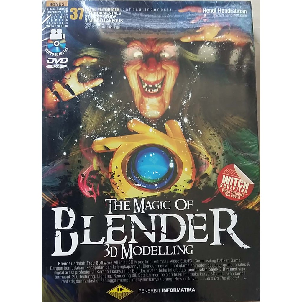 Jual THE MAGIC OF BLENDER 3D MODELLING + DVD (37 TUTORIAL) | Shopee Indonesia